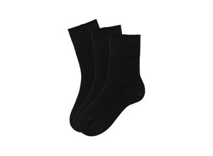 4013688329550 - HIS Socken schwarz Gr 35-38 für Damen Elastisch Nachhaltig