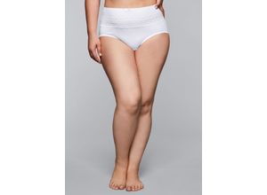 4063134295977 - Große Größen Slip in Panty-Form Doppelpack weiß Gr56 58