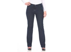 4049643002589 - Große Größen Jeans in Quer-Stretch-Qualität mit Komfortbund dark blue Denim Gr48