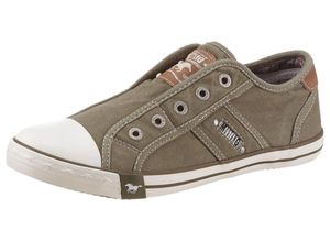 4060891290351 - Große Größen Slip-On Sneaker khaki Gr36