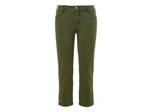 4099587085773 - Große Größen Gerade Jeans mit leichtem Used-Effekt khaki Gr44