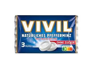 4020400001113 - Pfefferminz ohne Zucker Bonbons 840 g 4020400001113 VIVIL