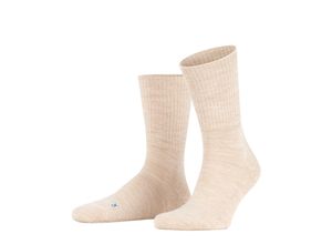 4043876107431 - Socken Herren Schurwolle beige Uni & Uninah