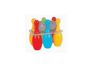 8693461064227 - Pilsan Bowling Mini 06422 Kinder Bowlingspiel mit 6 bunte Kegeln und 2 Kugeln