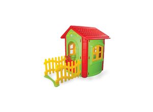 8693461061943 - Pilsan 06194 Magisches Spielhaus drinnen draußen mit Zaun 172 x 131 x 112 cm