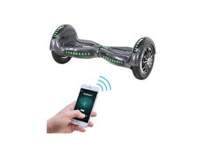 4056551045690 - W3 Hoverboard für Erwachsene und Kinder 10 Zoll Self-Balance-Scooter Bluetooth App 800 Watt (Carbon)