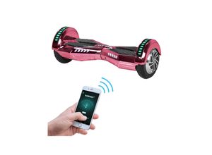 4056551041777 - W2 Hoverboard für Erwachsene und Kinder 8 Zoll Self-Balance-Funktion Bluetooth App LEDs (Pink Chrom)