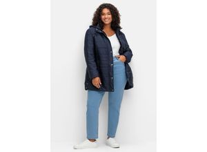 4063136956289 - Große Größen Gerade Jeans im extrahohen Paperbag-Schnitt light blue Denim Gr50