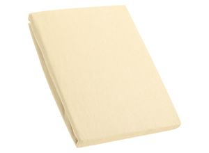 2100000793204 - Baumwoll-Jersey Spanner creme ca 140 – 160 x 200 + 30 cm