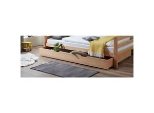 4250468554362 - Bettkasten Nora Buche massiv natur lackiert 90 x 190 cm holzfarben