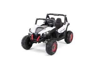 4056551058317 - Kinder-Elektroauto UTV Buggy MX Allrad 4x4 (Schwarz Weiß)