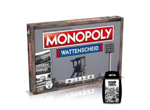 4035576048664 - Monopoly - Wattenscheid inkl Top Trumps Gesellschaftsspiel Brettspiel Spiel