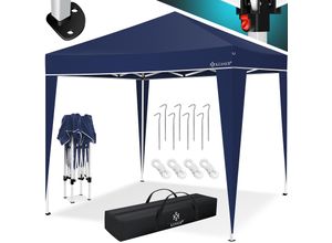 4260598875039 - KESSER® Pavillon 3x3m wasserdicht inkl Tasche Pop-Up Klicksystem UV-Schutz 50+ Faltpavillon Gartenzelt Partyzelt Metall-Verstrebungen