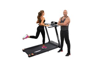 4056551083067 - Miweba Sports Laufband Home Track HT500 klappbar 1-14 km h Handy -Tablethalter 12 Programme (Schwarz)