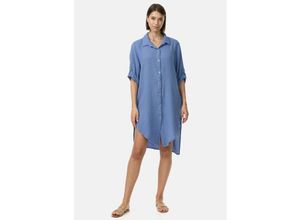 4262429951394 - PM SELECTED Damen Longbluse Trendige Musselin Longbluse Tunika in Einheitsgröße PM50