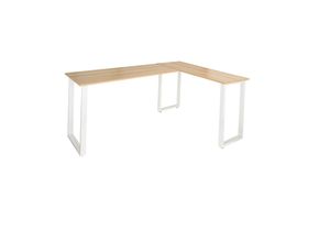 4064323014553 - Eckschreibtisch WORKSPACE BASIC I Melaminharzbeschichtete Spanplatte Gestell pulverbeschichteter Stahl hjh OFFICE