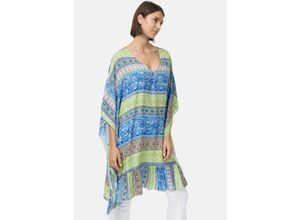 4262429951868 - PM SELECTED Damen Schlupfbluse Extravagante Tunika Bluse mit auffallendem Print in Einheitsgröße PM58