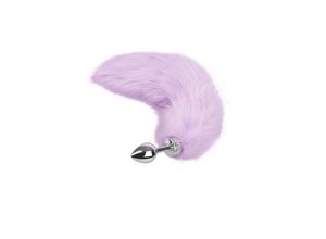 8718924238103 - Buttplug Small with Lilac Tail 37 cm