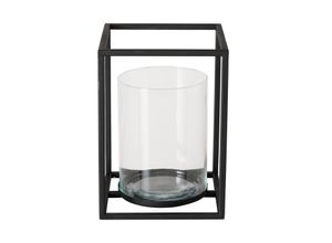 4066076283569 - Windlicht Quantum Metall Glas 20 x 20 x 28 cm