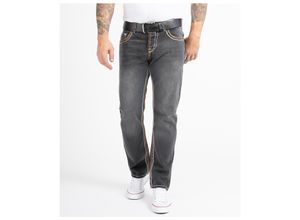4251882511191 - Jeans Comfort Fit dicke Nähte Loose Fit