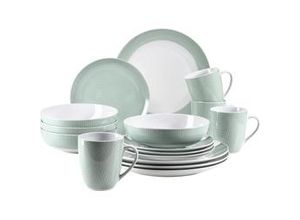 9001794754071 - Kitchen Time II Geschirr-Set Porzellan 16-tlg (Farbe Grün)