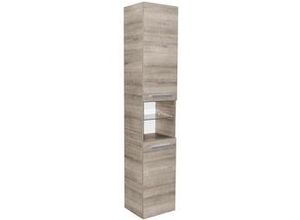 4008033825627 - Hochschrank a-vero   Badschrank mit gedämpften Scharnieren   Maße (b x h x t) ca 35 x 179 x 315 cm   hochwertiger Schrank fürs Badezimmer  