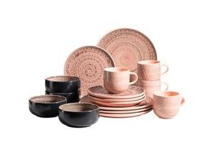 9001794800259 - MÃSER Serie Spicy Market 16-teiliges Kombiservice Rosa - B-Ware sehr gut