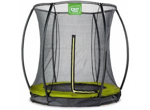 8719743250543 - Exit Toys - exit Silhouette Bodentrampolin ø183cm mit Sicherheitsnetz - grün - Grun