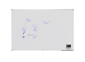 8713797105255 - Whiteboard UNITE PLUS magnetisch Markerablage B 1800 x T 126 x H 1200 mm emaillierter Keramikstahl weiß