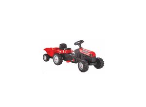 8693461073168 - Pilsan Kindertraktor Active Pedale 07316 rot mit Anhänger einstellbarer Sitz