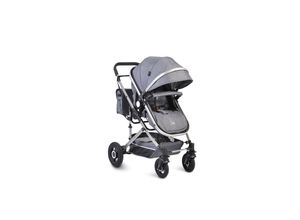 3800146235178 - Kinderwagen Ciara Tragetasche Sportsitz Wickeltasche faltbar Sitz umkehrbar grau