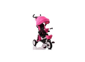 3800146242749 - Byox Tricycle Flexy Lux 3 in 1 Dreirad klappbar Gummireifen drehbarer Sitz pink