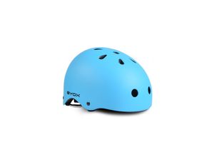 3800146225919 - Byox Kinder Schutzhelm für Skater Y09 Größe M einstellbar 54-58 cm 11 Löcher blau