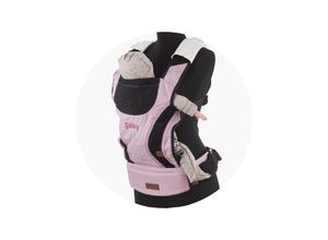 3800931050719 - Babytrage Bobby 4 in 1 Bauch- und Rückentrage ab 4 bis 24 Monate rosa