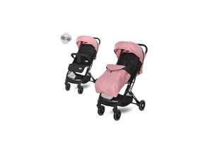 3800151971993 - Kinderwagen Fiorano faltbar Ablagekorb Frontbügel abnehmbar Bremse pink