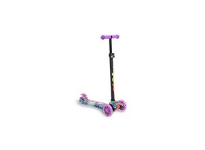 3800146225698 - Byox Kinderroller Scooter Rapture aus Alu Wassertransferdruck PU Leuchträder lila