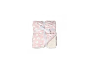 3800146266226 - Babydecke Shaggy Größe 105 x 75 cm kuschelige Babydecke ab Geburt rosa