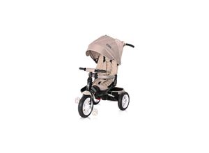 3800151994817 - Tricycle Jaguar 4 in 1 Gummireifen Sitz drehbar Stange verstellbar beige-schwarz