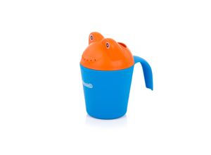 3800931045036 - Baby Badetasse Froggy weiche Kanten ergonomischer Griff ab 10 Monaten blau