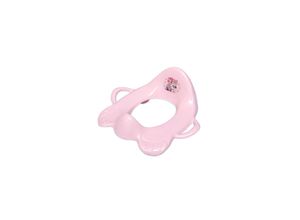 3800166101156 - Toilettenaufsatz Toilettensitz mit Griffe Spritzschutz ergonomische Form pink