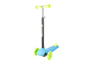 3800151980162 - Kinderroller Yuppee 3 PU-Räder mit Licht höhenverstellbar Bremse hellblau