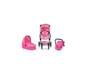 3800146267599 - Kombi-Puppenwagen Venera 3 in 1 Babywanne Sportsitz Babyschale Tasche rosa