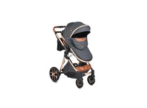 3800146235468 - Kinderwagen Alma Sportsitz Tragetasche umbaubar Wickeltasche Sitz umkehrbar schwarz