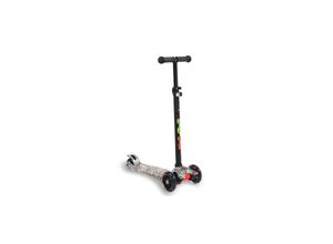 3800146225704 - Byox Kinderroller Scooter Rapture aus Alu Wassertransferdruck PU Leuchträder in türkis