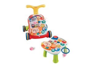 3801005030767 - Kikkaboo Laufwagen 2 in 1 Grow Spieltisch Motorikspielcenter Musik Lichtfunktion rot