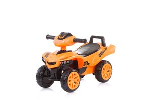 3800931044374 - Rutschauto Quad ATV Lenkrad Musikfunktion Stauraum unter dem Sitz orange