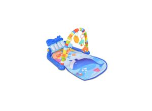 3800146266653 - Spielbogen Krabbeldecke Ocean 5 Hängespielzeuge Klaviertasten Melodien blau