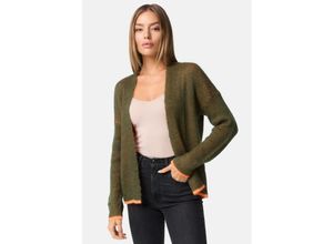 4262429952841 - PM SELECTED Damen Auffallende Strickjacke Cardigan in Kontrastfarben in Einheitsgröße PM75