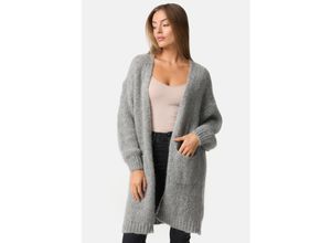 4262429952605 - PM SELECTED Damen Warme Strickjacke Cardigan mit Taschen in Einheitsgröße PM69