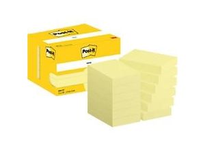 4064035065775 - Haftnotizen Post-it 656 CY 12 Blöcke 100 Blatt je Block 51 x 76 mm PEFC-zertifiziert gelb